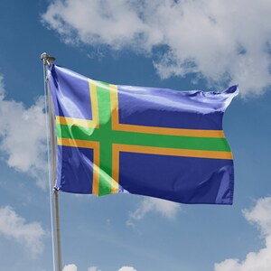 Unofficial Flag of Vendsyssel, Denmark | Unique Design Print | Hiqh ...