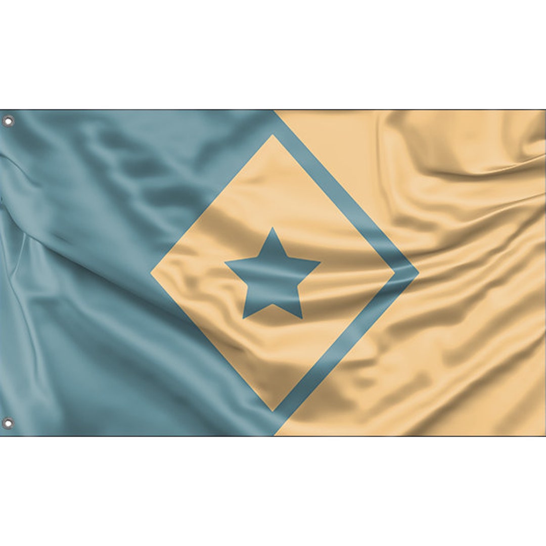 Redesigned Delaware State Flag Unique Design Print High Quality ...