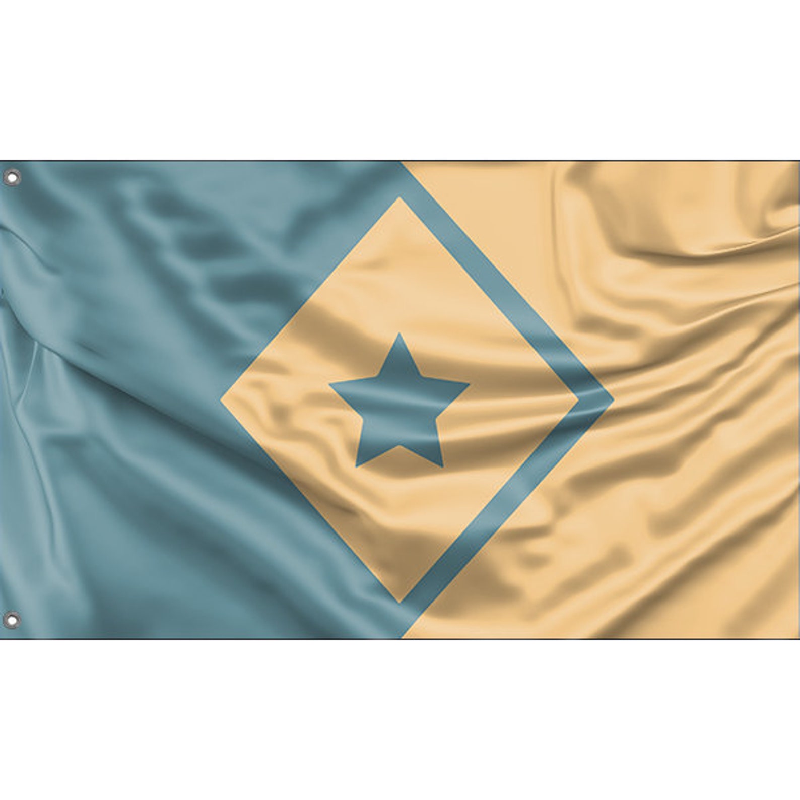 Redesigned Delaware State Flag | Unique Design Print | High Quality ...