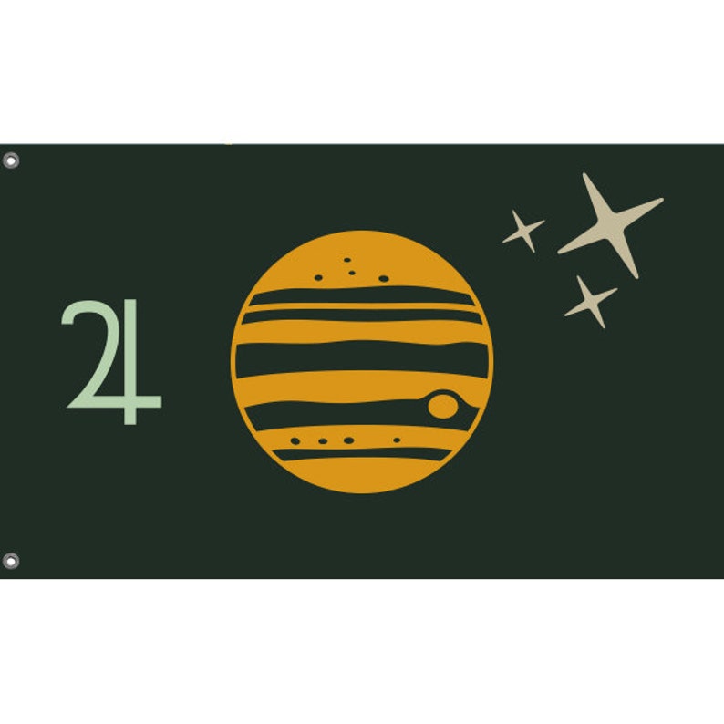 Jupiter Flag Unique Design Print High Quality Materials - Etsy
