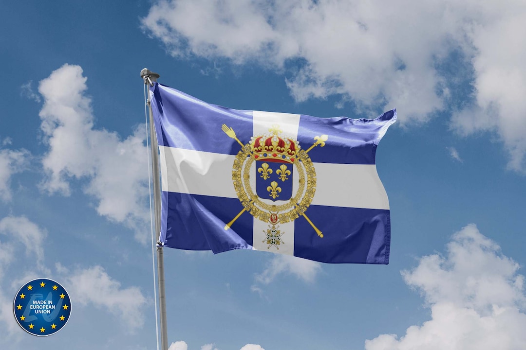 Naval Flag of the Kingdom of France (1365–1792) | Unique Design Print ...
