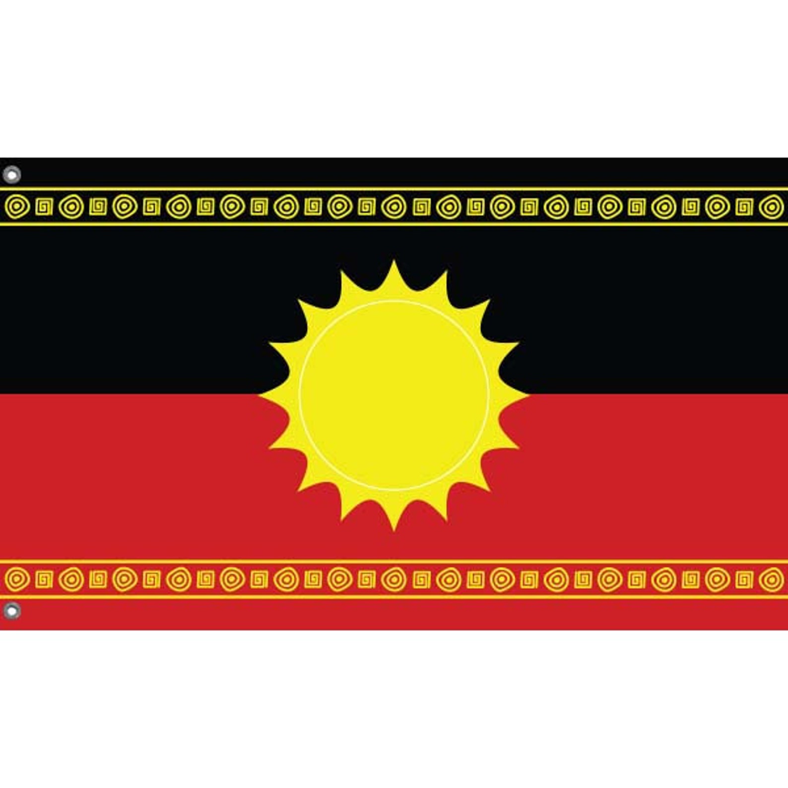 Redesigned Australian Aboriginal Flag Unique Design Print Hiqh Quality ...