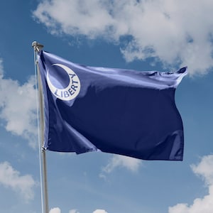 Fort Moultrie Historic Liberty Moon Flag | Unique Design Print | Hiqh ...