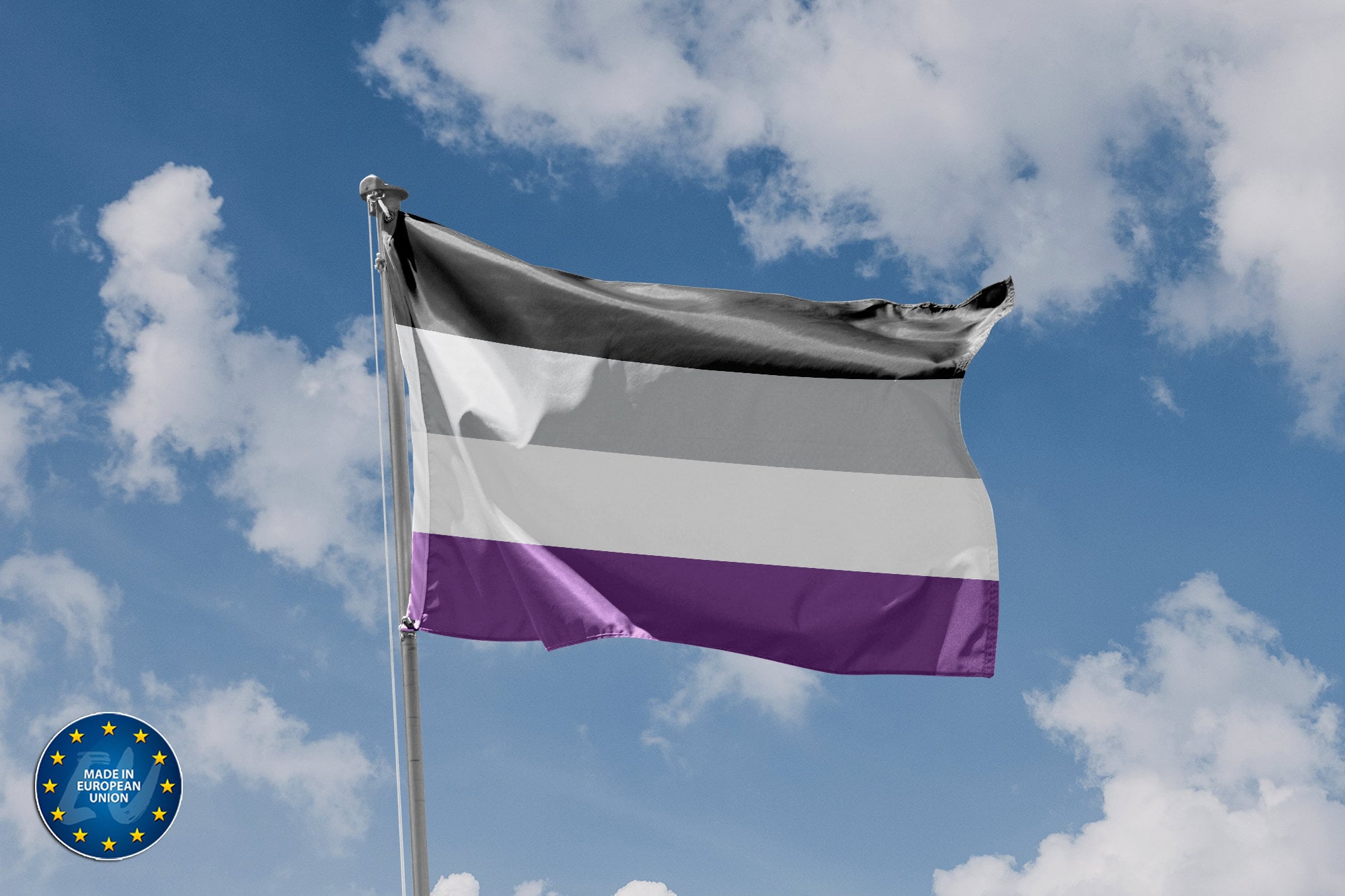 Asexual Flag Unique Design Print Hiqh Quality Materials - Etsy