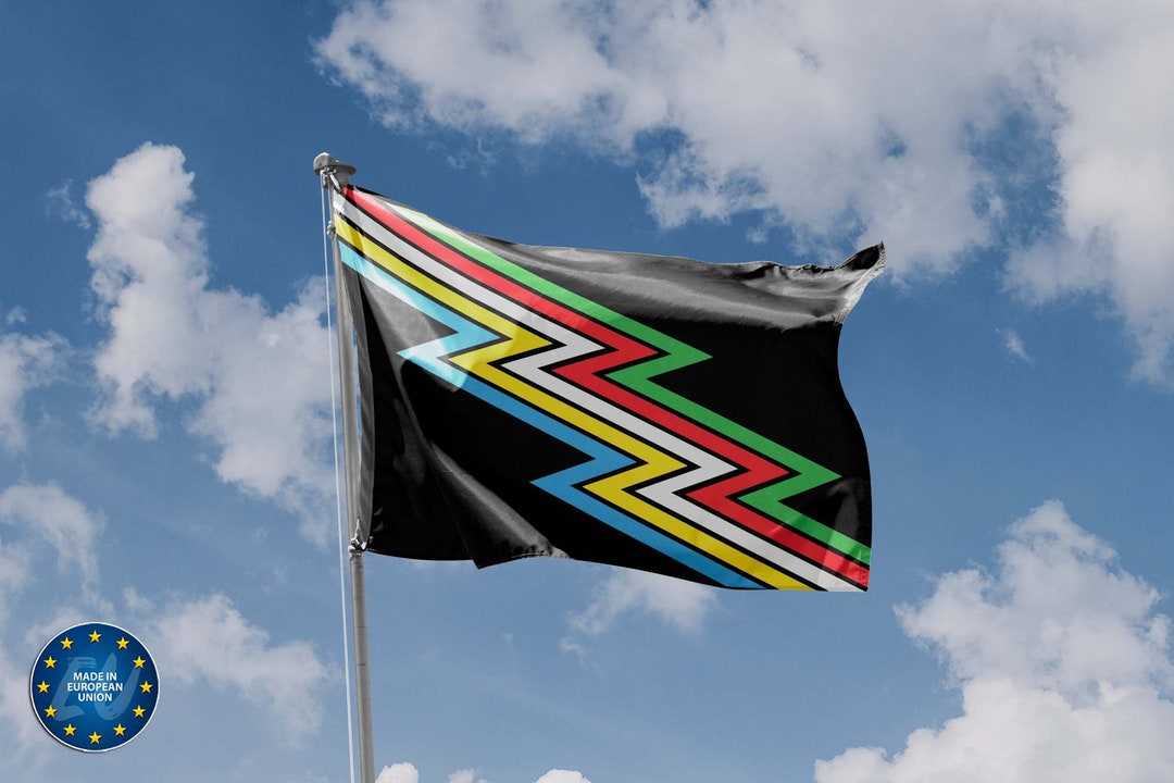 Disability Pride Flag | Unique Design Print | High Quality Materials ...