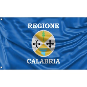 Calabria Flag | Unique Design Print | High Quality Materials | Size ...