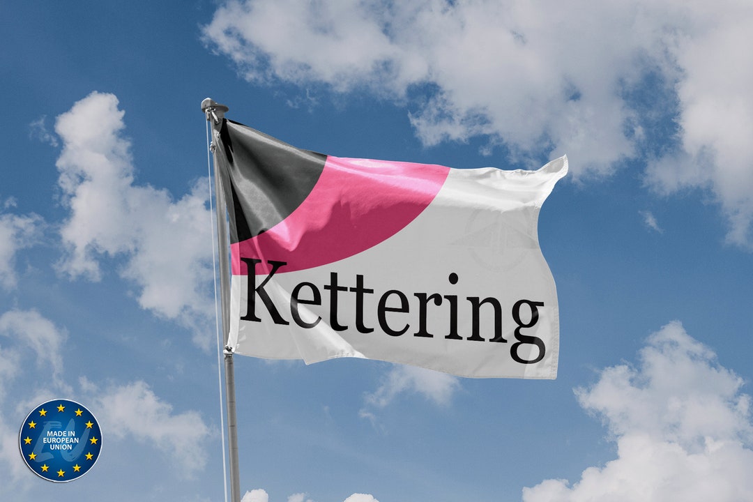 Kettering Flag, Ohio USA | Unique Design Print | Hiqh Quality Materials ...