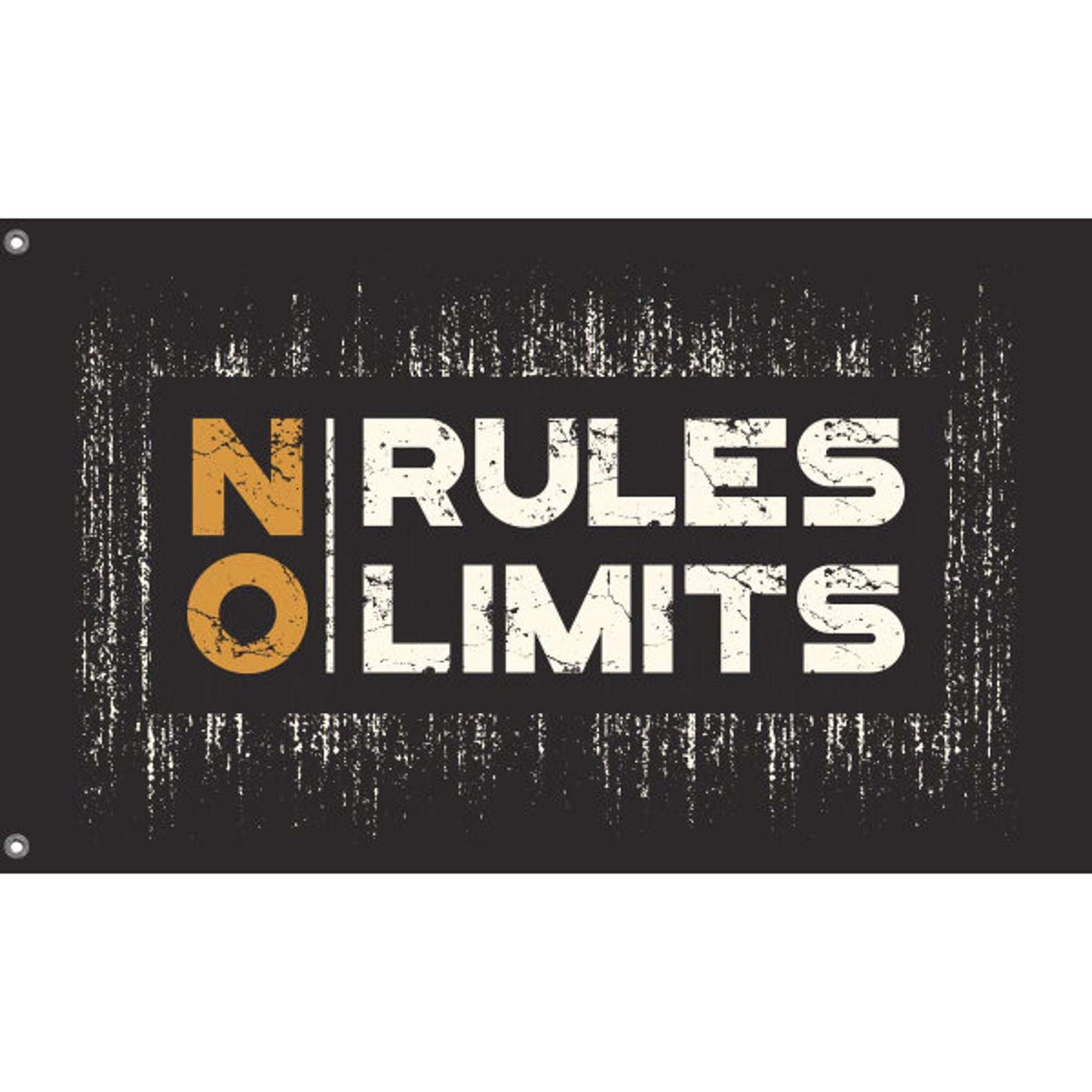 No Rules No Limits Flag Unique Design Print Hiqh Quality - Etsy