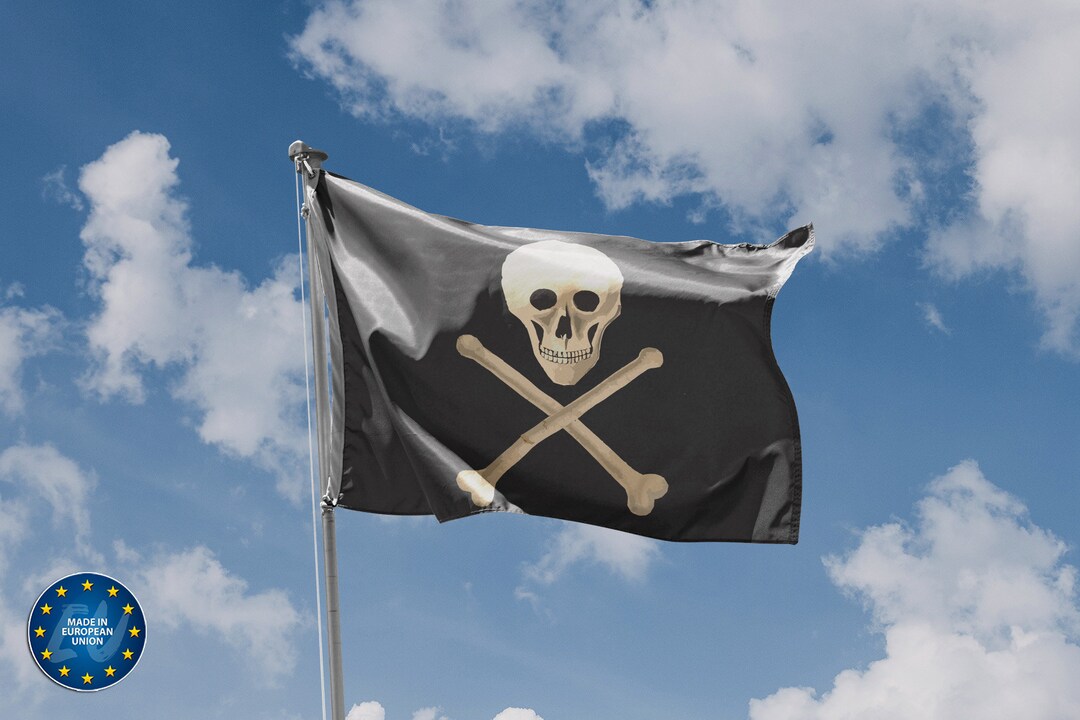 Jolly Roger Flag | Unique Design Print | High Quality Materials | 5 ...