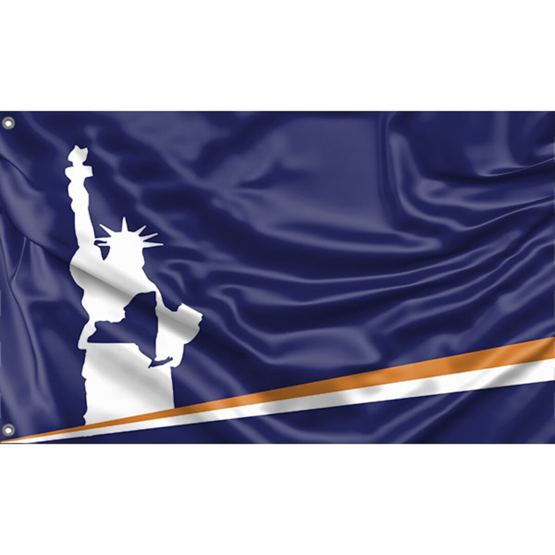 Redesigned New York Flag Unique Design Print High Quality Materials ...