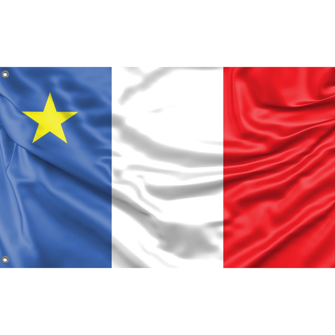 Acadia Flag Unique Design Print High Quality Materials Size 3x5 Ft ...