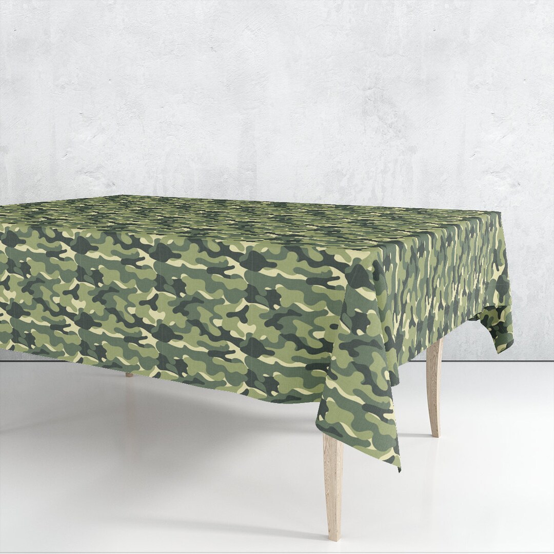 Camo Design Tablecloth | Unique Design Table Decor | High Quality ...