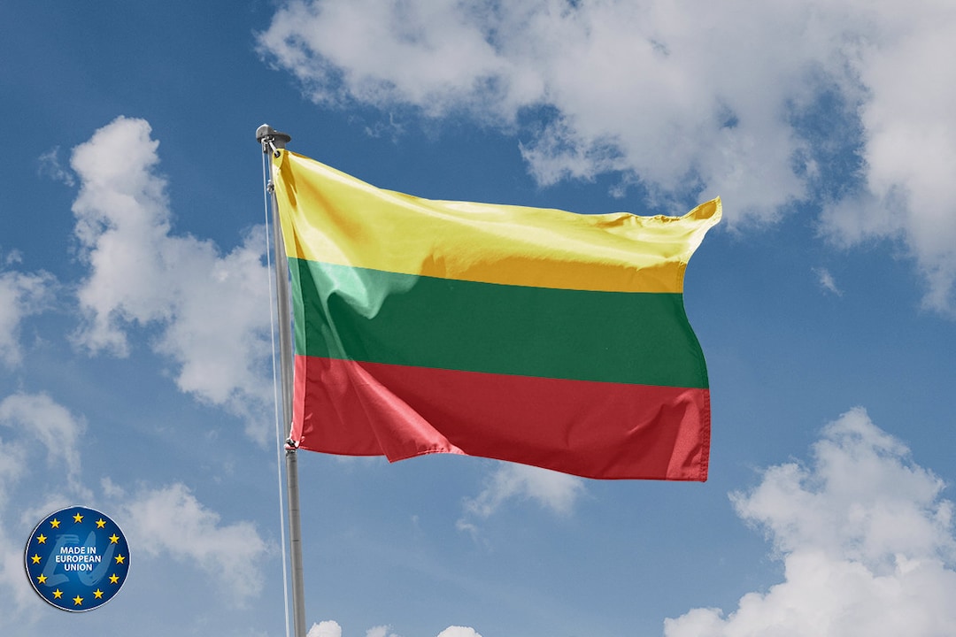 Lithuania Flag | Unique Design Print | High Quality Materials | 5 Sizes ...