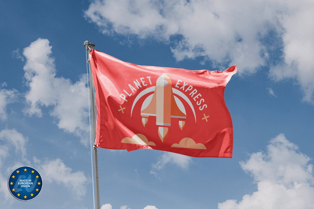 Planet Express Flag Unique Print, 3x5 Ft / 90x150 Cm Size, EU Made - Etsy