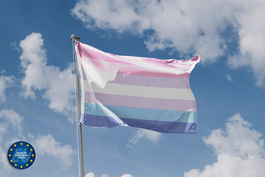 Bigender Pride Flag Unique Print, 3x5 Ft / 90x150 Cm Size, EU Made - Etsy