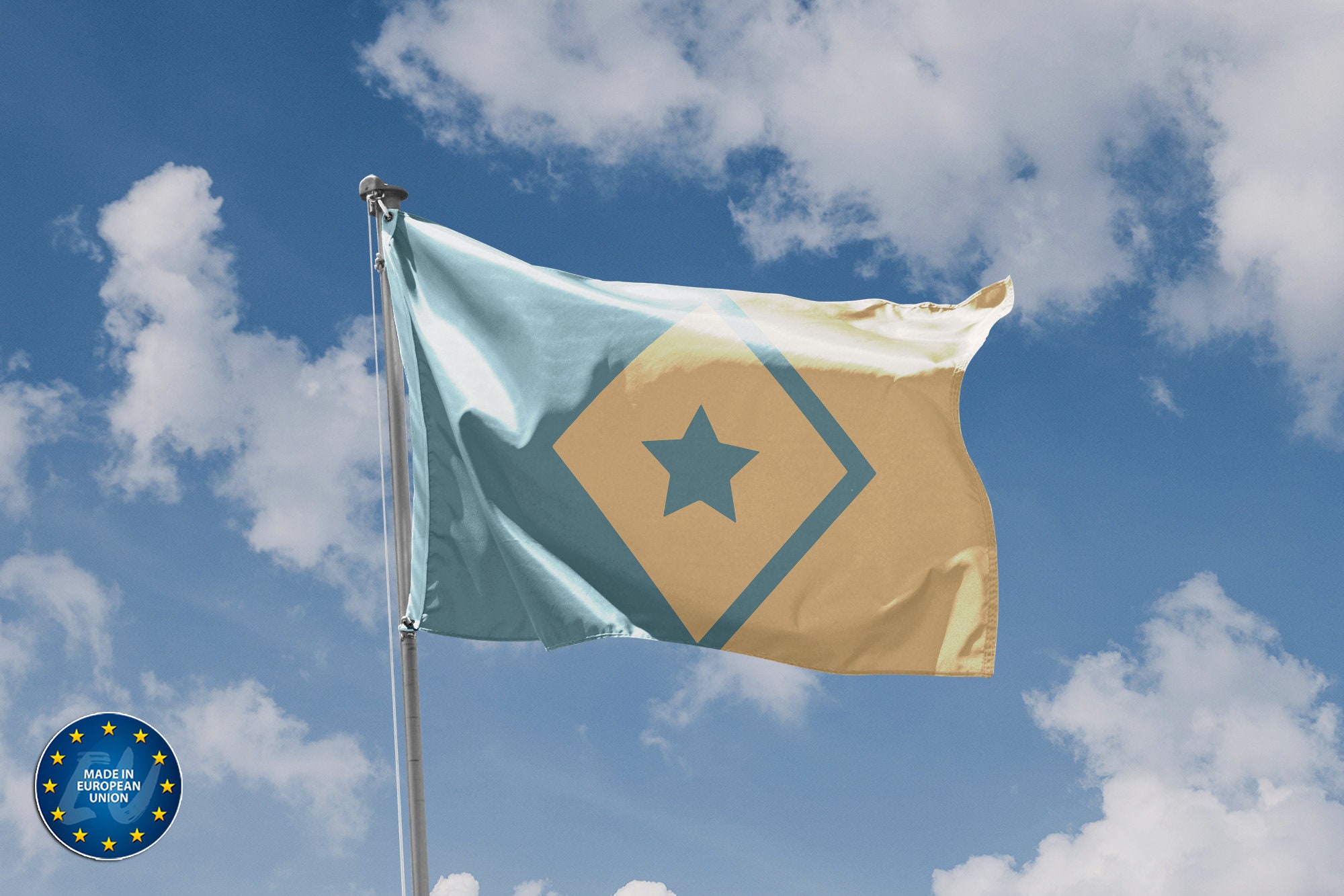 Redesigned Delaware State Flag Unique Design Print High - Etsy