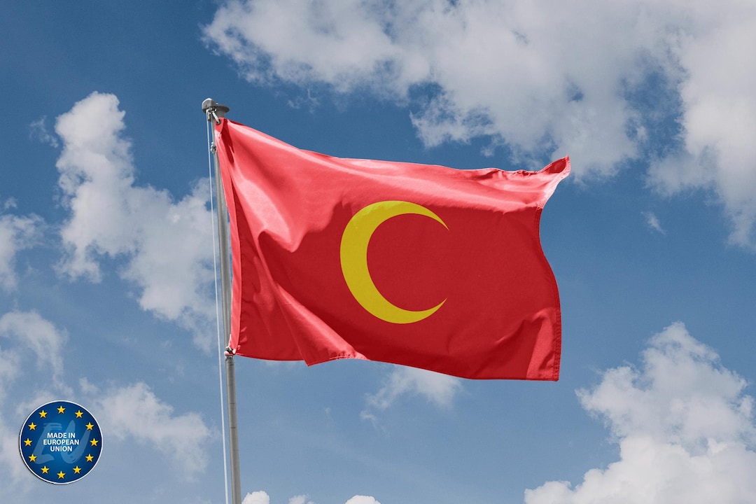 Ottoman Empire Flag | Unique Design Print | High Quality Materials | 5 ...