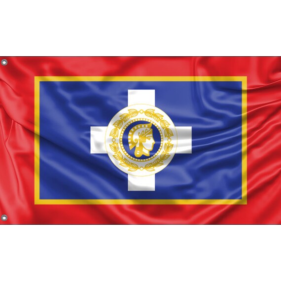 Flag of Athens Greece Unique Print 3x5 Ft / 90x150 Cm Size - Etsy