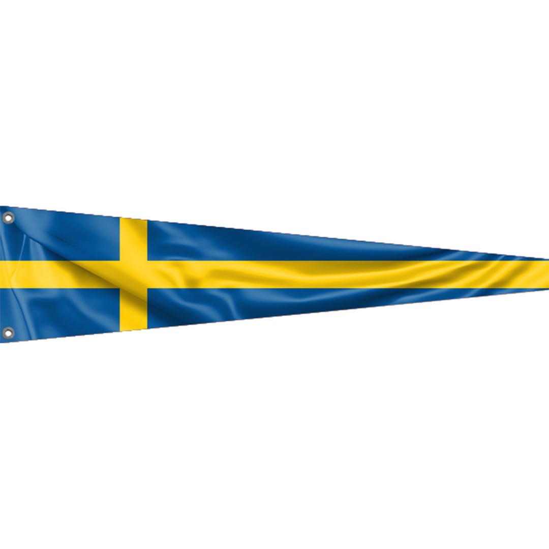 Sweden Pennant Flag | Unique Design Print | High Quality Materials | 9 ...
