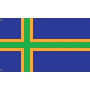 Unofficial Flag of Vendsyssel, Denmark | Unique Design Print | Hiqh ...