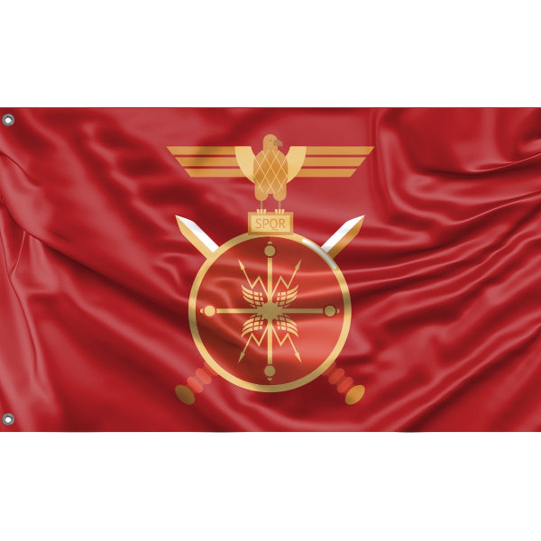 Fictional Ancient Rome Flag Unique Design Print Hiqh Quality Materials ...