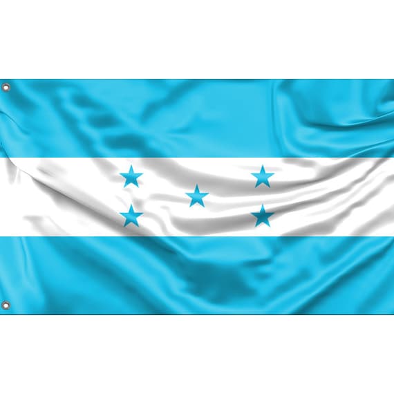 Bandera de Honduras / Impresión de diseño único / Materiales - Etsy México