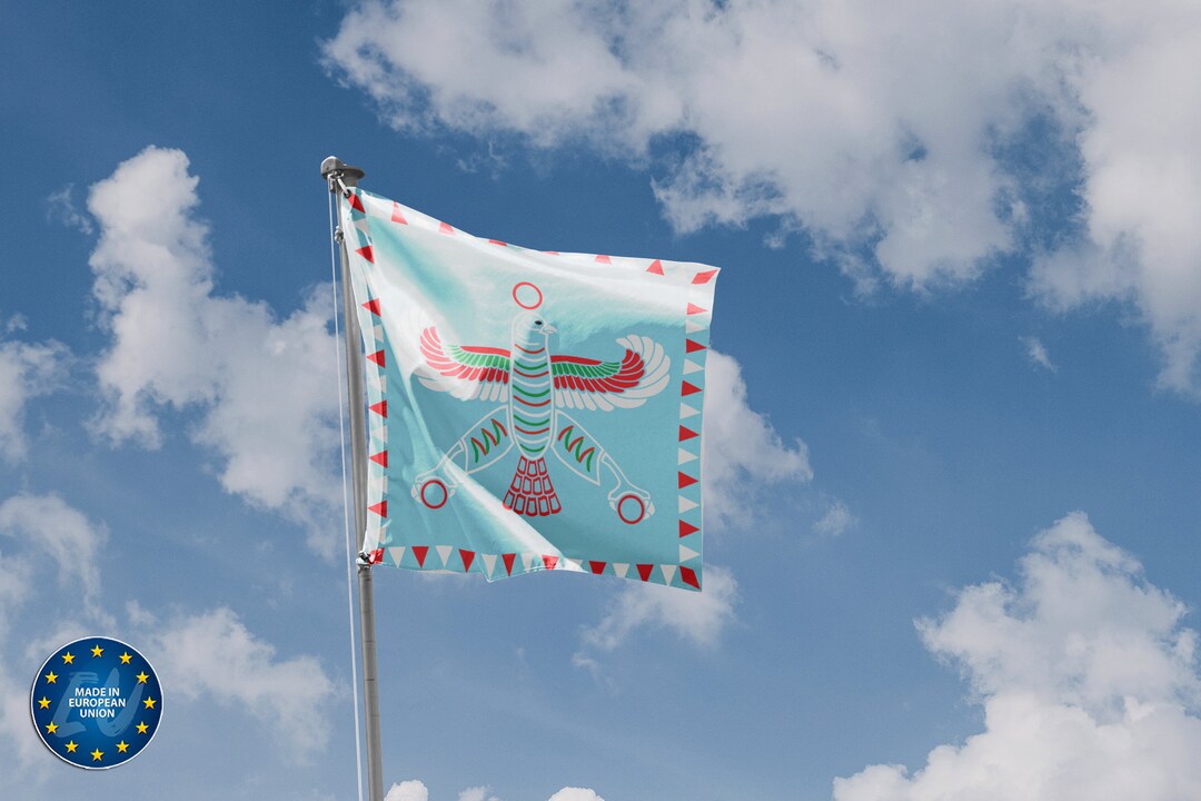 Achaemenid Falcon Standard Square Flag | Unique Design Print | High ...