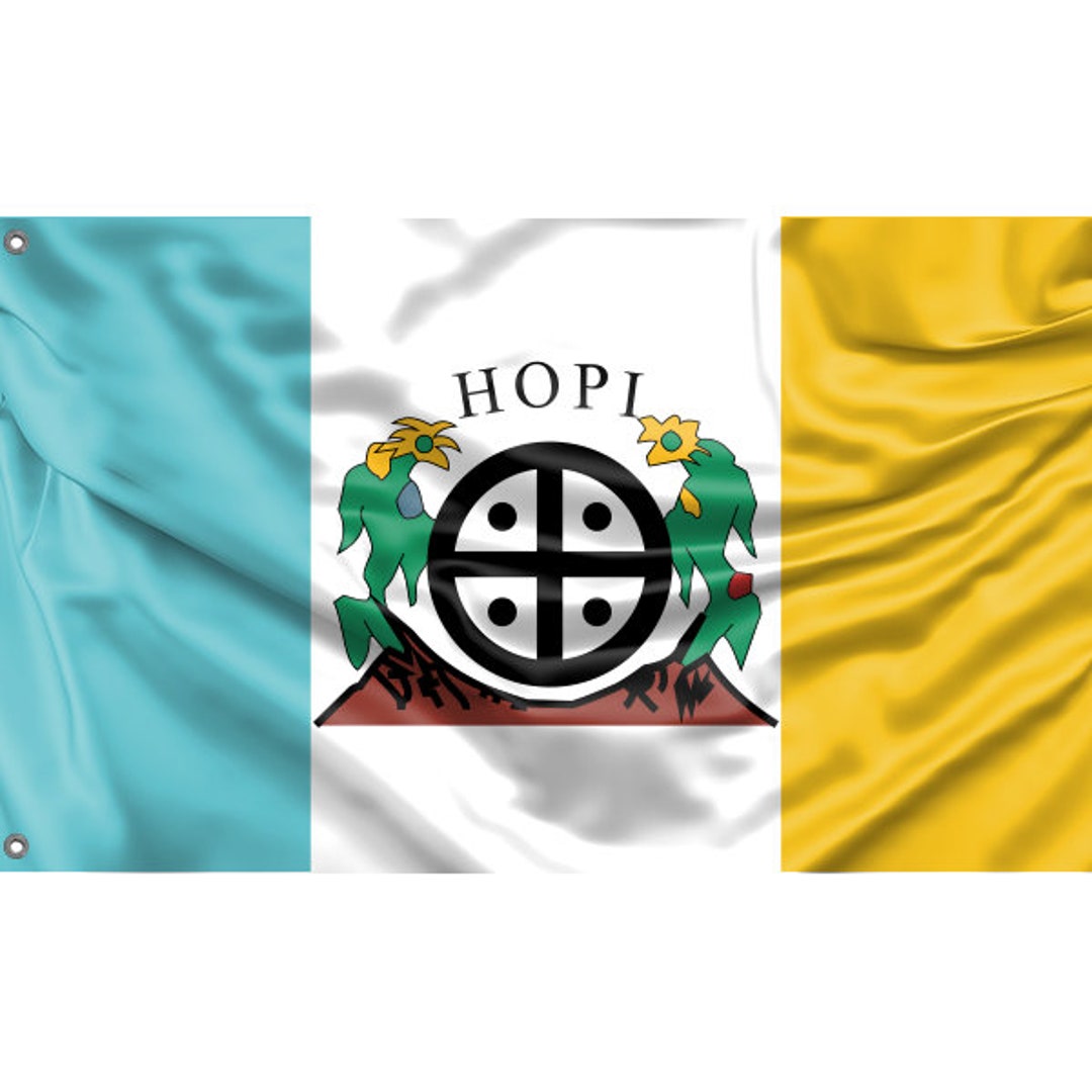 Flag of the Hopi Reservation USA, Unique Print, 3x5 Ft / 90x150 Cm Size ...