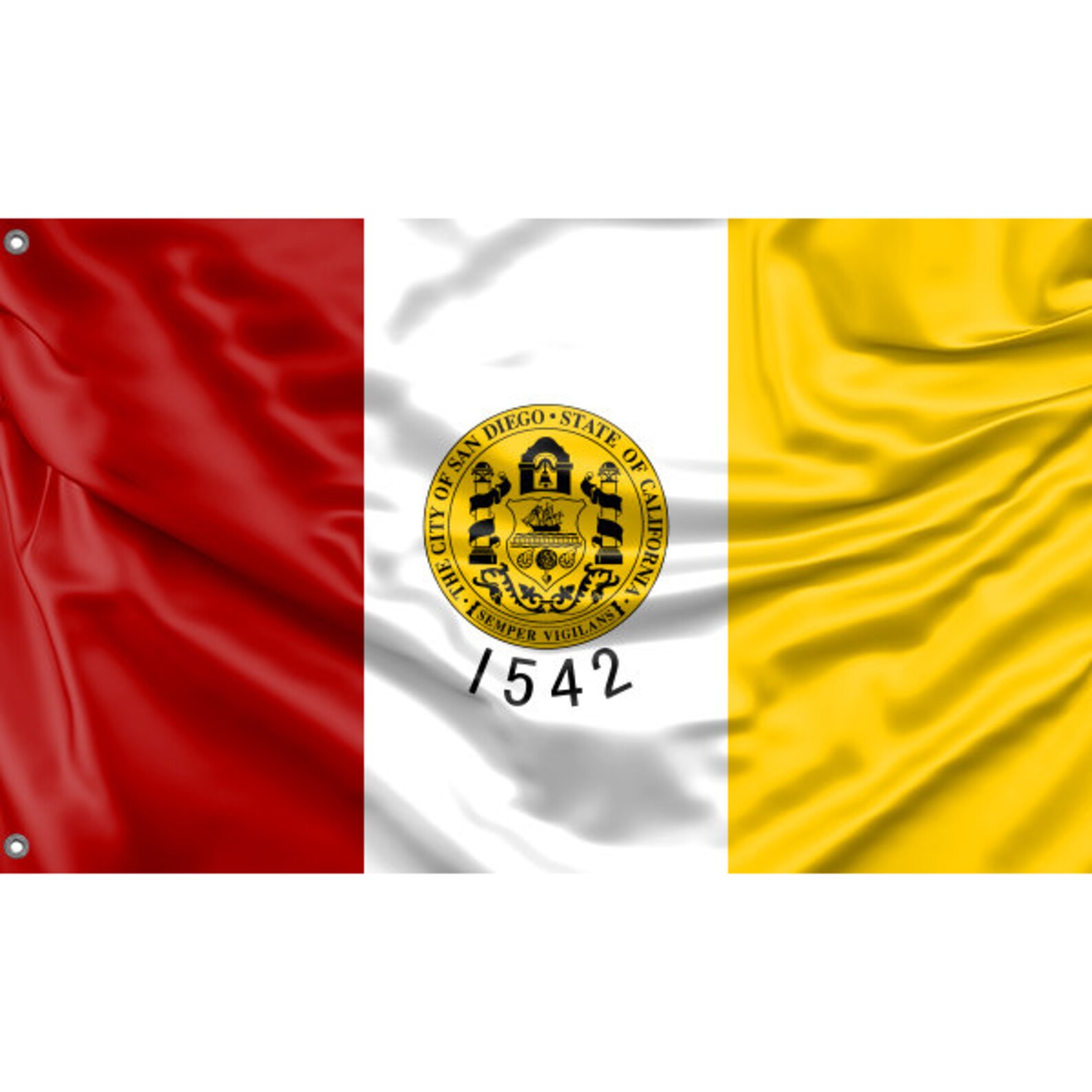 San Diego City Flag Unique Print 3x5 Ft / 90x150 Cm Size EU - Etsy