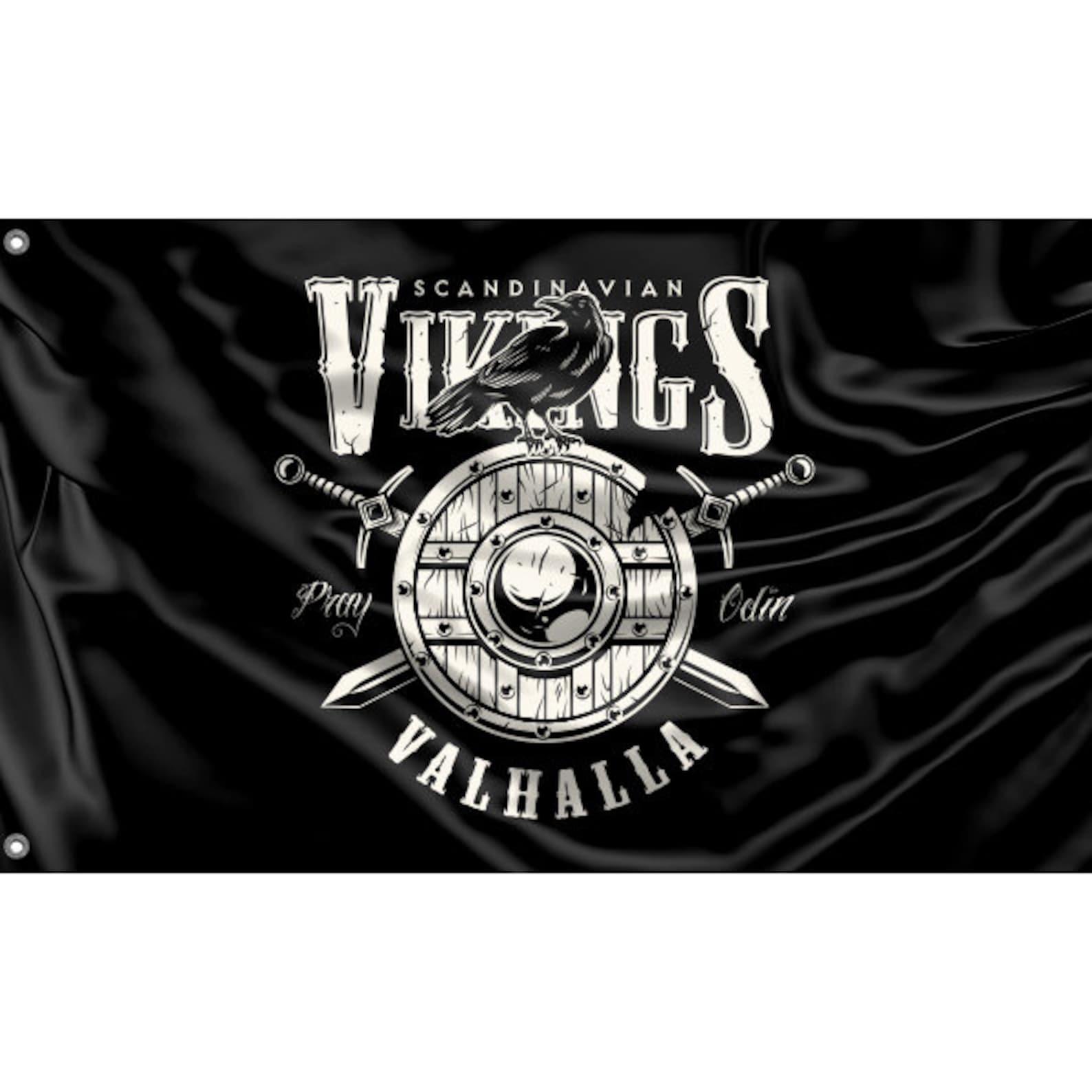 Valhalla Vikings Flag Unique Design Print Hiqh Quality - Etsy UK