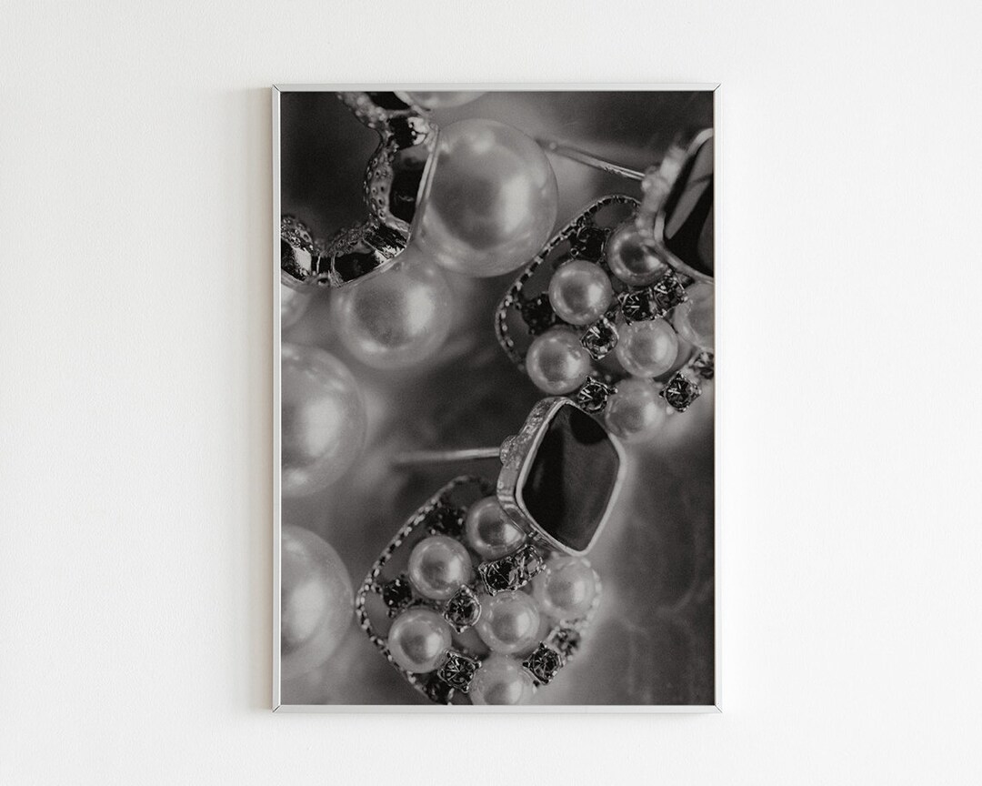 Black Pearls Poster Unique Design Print High Quality - Etsy
