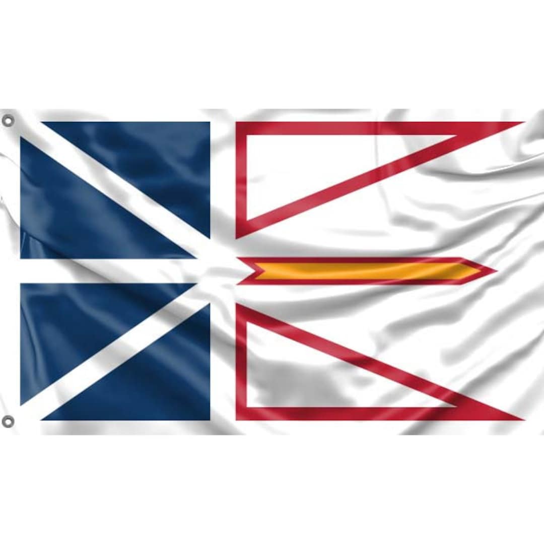 Flag of Newfoundland and Labrador Unique Design Print High Quality ...