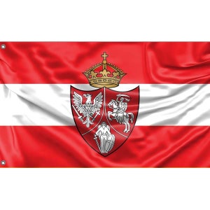Polish–lithuanian–ruthenian Commonwealth Flag | Unique Design Print ...