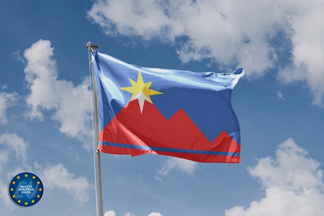 Flag of Pocatello, Idaho | Unique Design Print | High Quality Materials ...