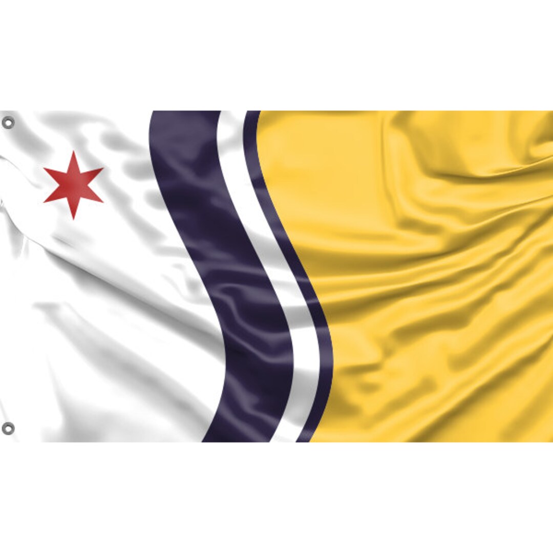 Flag of South Bend, Indiana Unique Design Print Hiqh Quality Materials ...