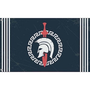Ancient Style Gladiator Flag | Unique Design Print | High Quality ...