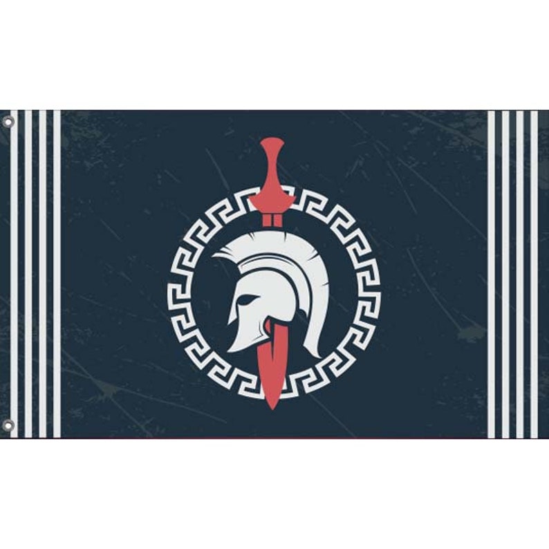 Ancient Style Gladiator Flag Unique Design Print High - Etsy