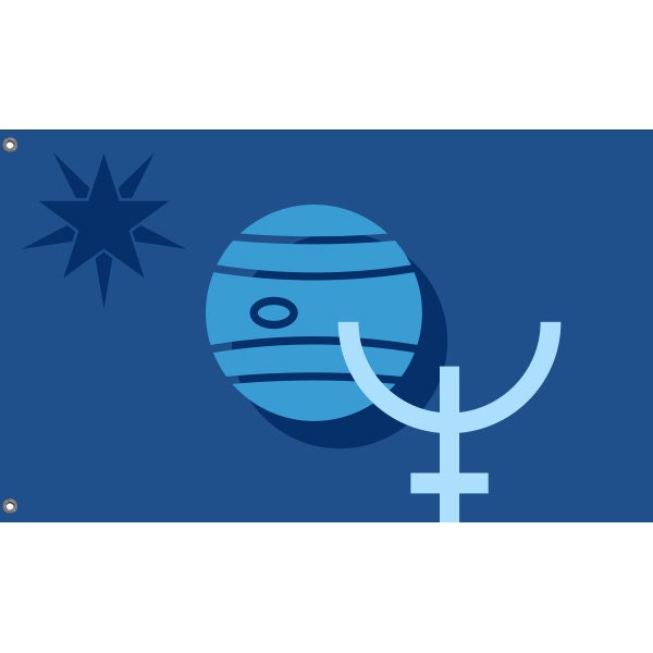 Flag Uranus Planet