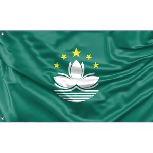 Flag of Macau | Unique Design Print | High Quality Materials | 5 Sizes ...