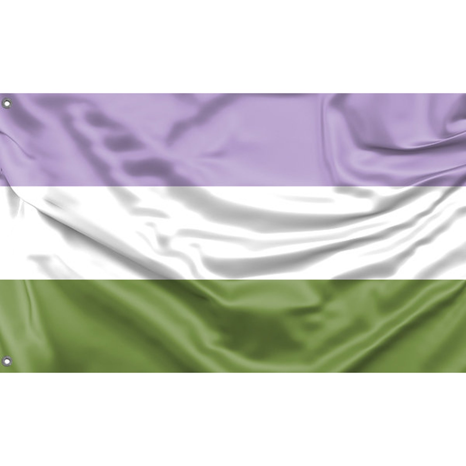 Genderqueer Pride Flag Unique Design Print High Quality - Etsy