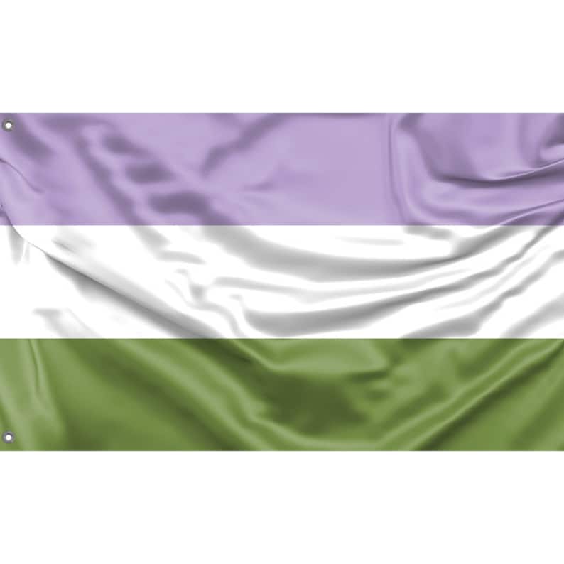 Genderqueer Pride Flag | Unique Design Print | High Quality Materials ...