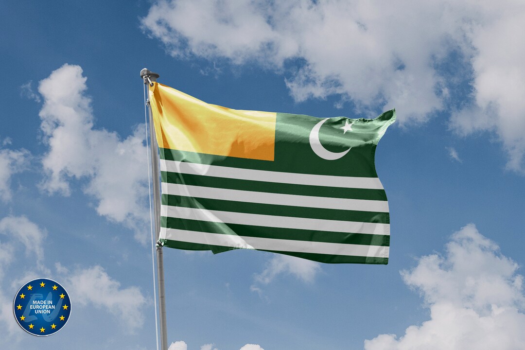 Azad Kashmir Flag | Unique Design Print | High Quality Materials | Size ...