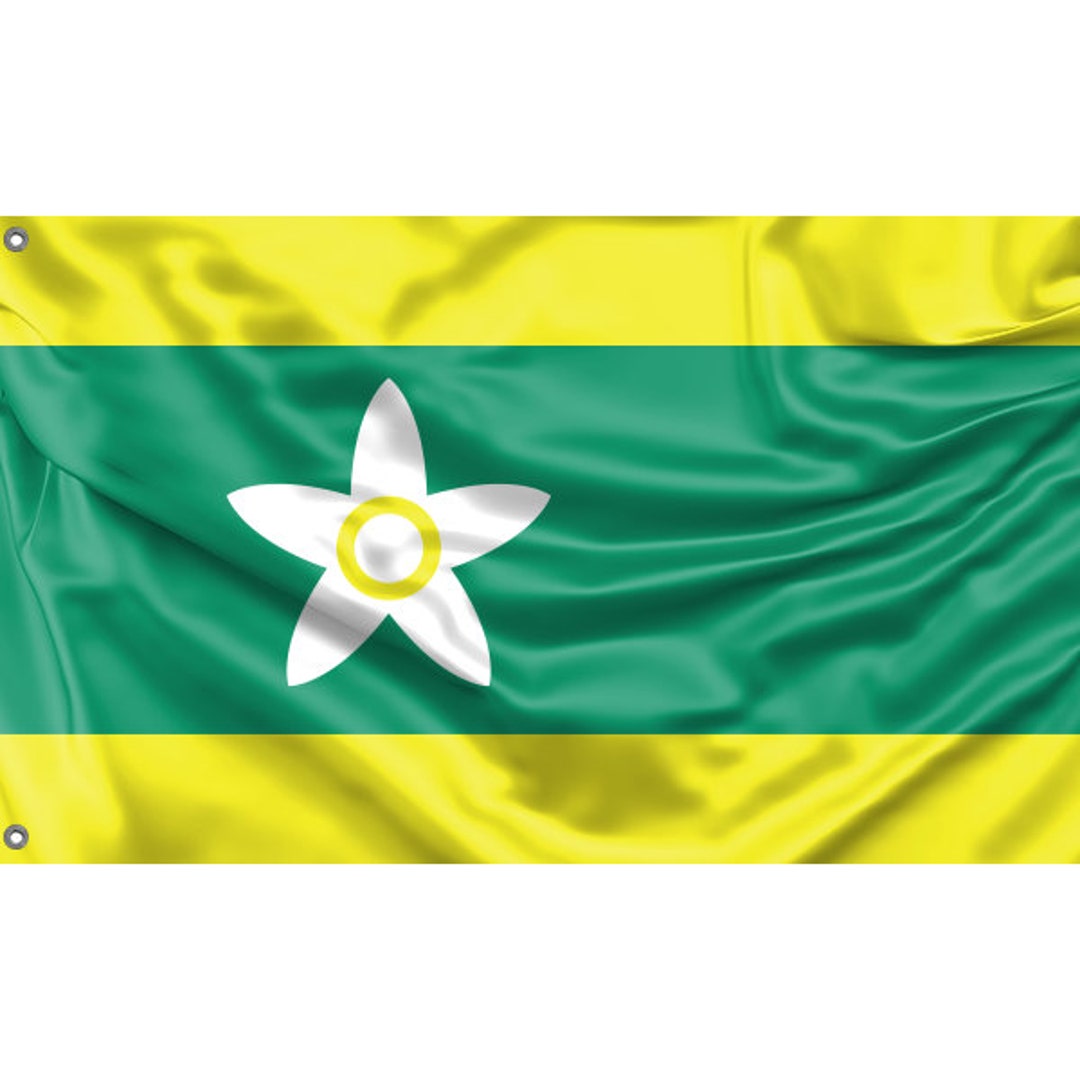 Flag of Ehime Prefecture, Japan, Unique Print, 3x5 Ft / 90x150 Cm Size ...