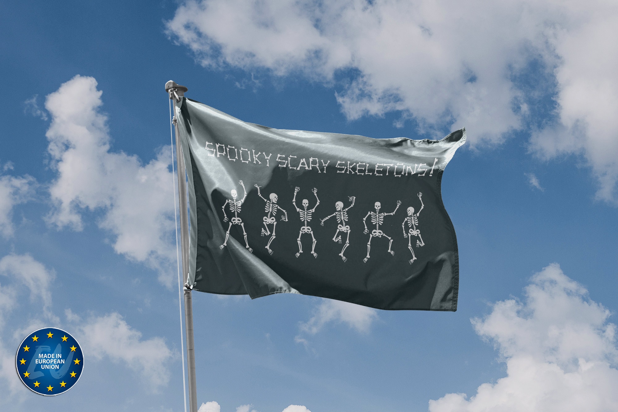 Spooky Scary Skeletons Flag | Unique Design Print | Hiqh Quality ...