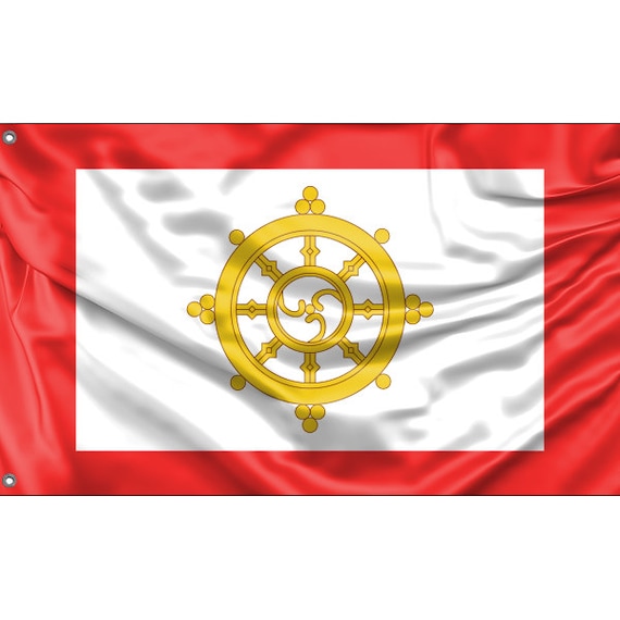 Flag of Sikkim 1967-1975 Unique Print 3x5 Ft / 90x150 Cm - Etsy