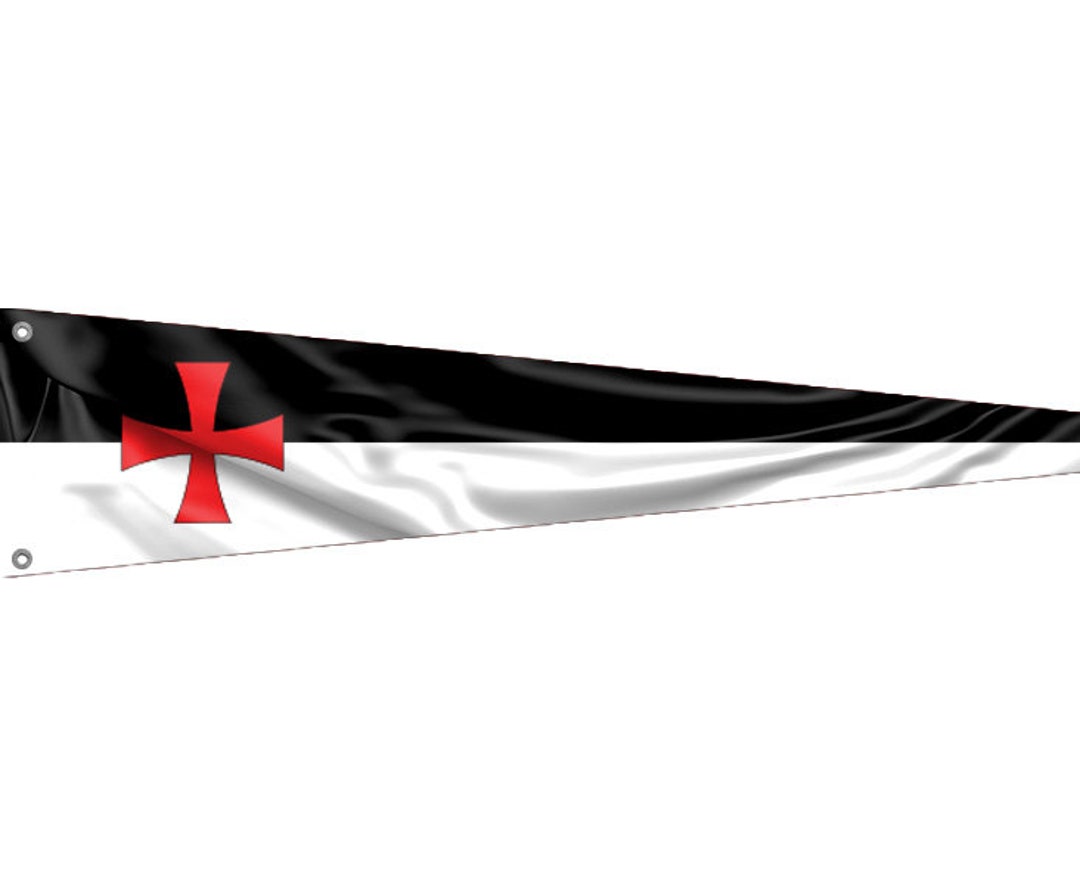 Knights Templar Pennant Flag | Unique Design Print | High Quality ...