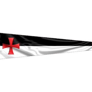 Knights Templar Pennant Flag | Unique Design Print | High Quality ...
