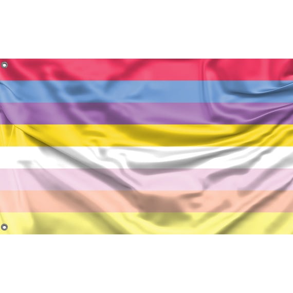 Pangender Pride Flag Unique Print 3x5 Ft / 90x150 Cm Size EU | Etsy UK