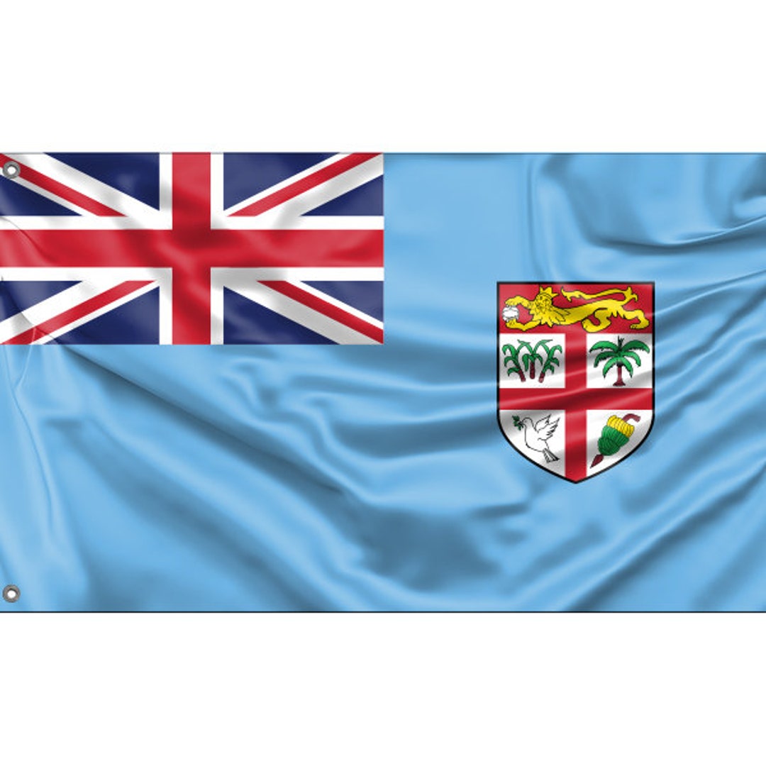 Flag of Fiji Unique Design Print High Quality Materials Size 3x5 Ft ...