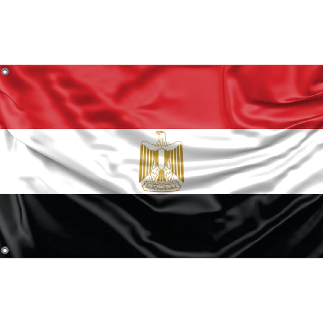 Egypt Flag Unique Design Print High Quality Materials Size 3x5 Ft ...